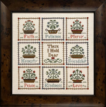 Little House Needleworks These I Hold Dear - Cross Stitch Pattern ...