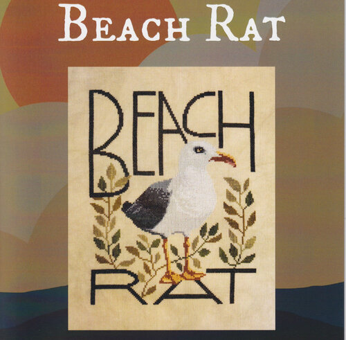The Artsy Housewife Beach Rat - Cross Stitch Pattern - 123Stitch