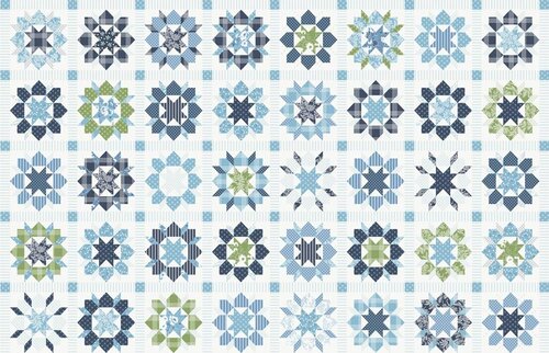 Camille Roskelley Nantucket Summer Multi - Quilt Panel - 123Stitch