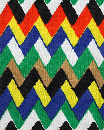 Multi Colored Chevron Pattern