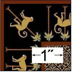 Falcon Monkeys - No Evil - Set Of 3 - Dollhouse Miniature - 123Stitch