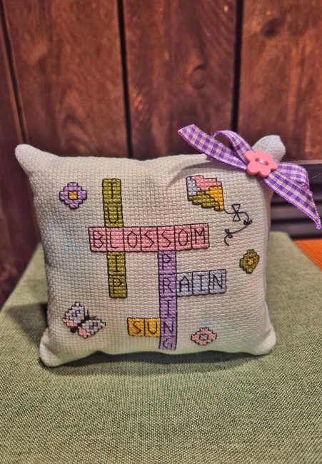 Cute Embroidery By Kate Sea Crossword - Cross Stitch Pattern - 123Stitch