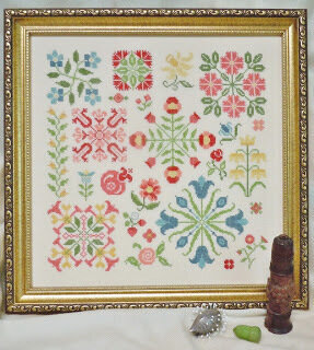 Romy in Austria Austrian Spot Sampler - Cross Stitch Pattern ...