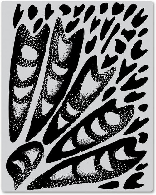 Hero Arts Abstract Butterfly Wing Background - Cling Stamp CG904 ...