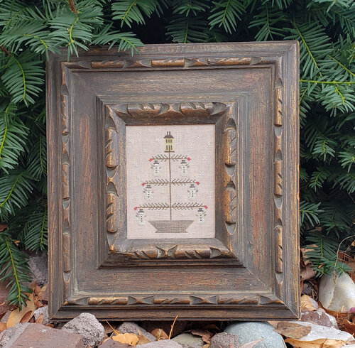Thread Milk Design Saint Nick Feather Tree - Christmas Cross Stitch ...
