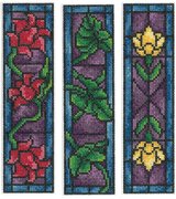 Imaginating Stained Glass Bookmarks - Cross Stitch Pattern - 123Stitch