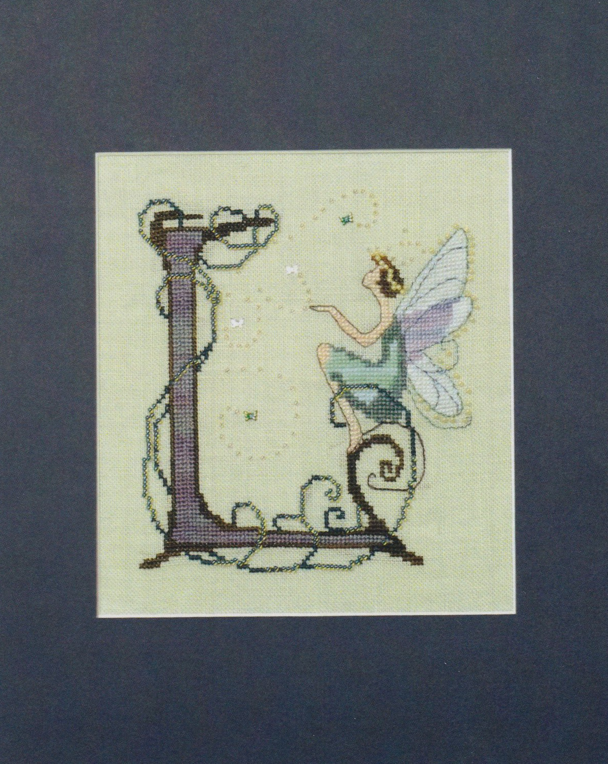 Nora Corbett Letters From Nora - L - Cross Stitch Pattern - 123Stitch