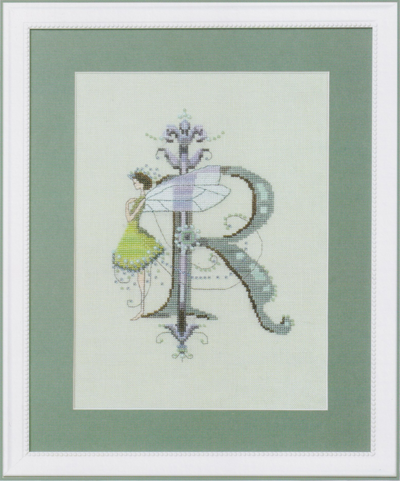 Nora Corbett Letters From Nora - R - Cross Stitch Pattern - 123Stitch