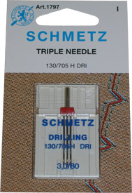 Schmetz Triple Machine Needle 3.0/80 - 123Stitch