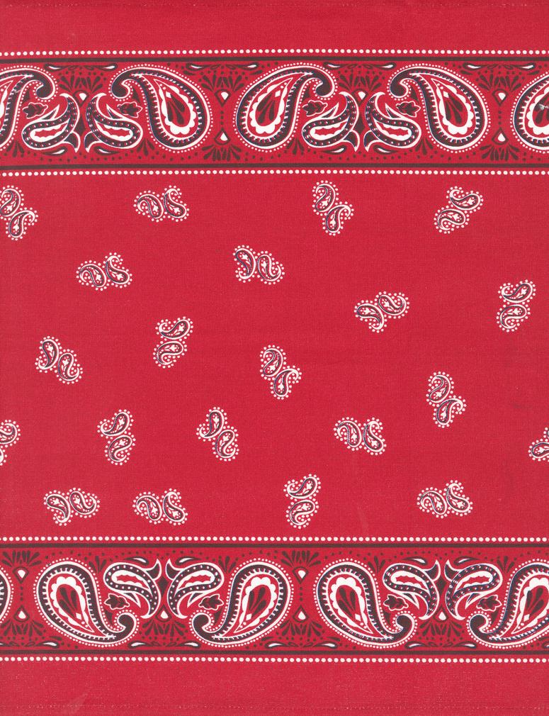 Stacy Iest Hsu 16" Classic Retro - Red Bandana - Quilt Fabric - 123Stitch