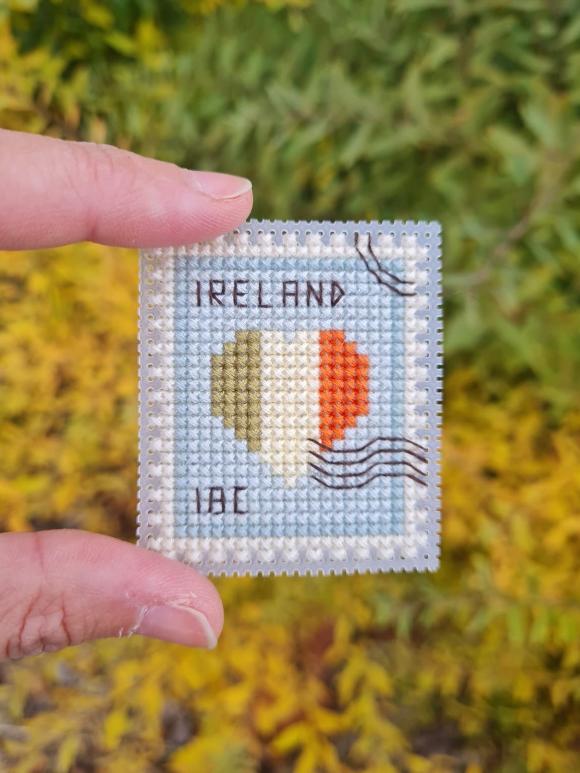 Cute Embroidery By Kate Ireland Postage Stamp - Cross Stitch Pattern ...