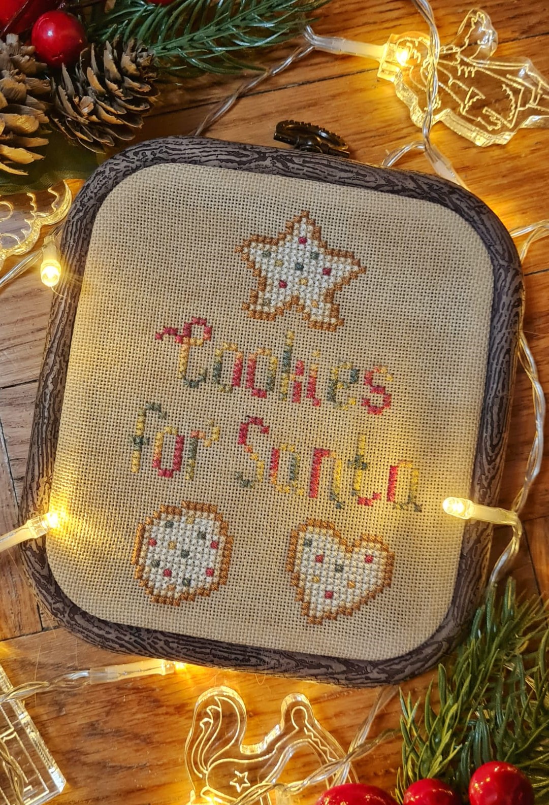 Cute Embroidery By Kate Cookies For Santa - Cross Stitch Pattern ...