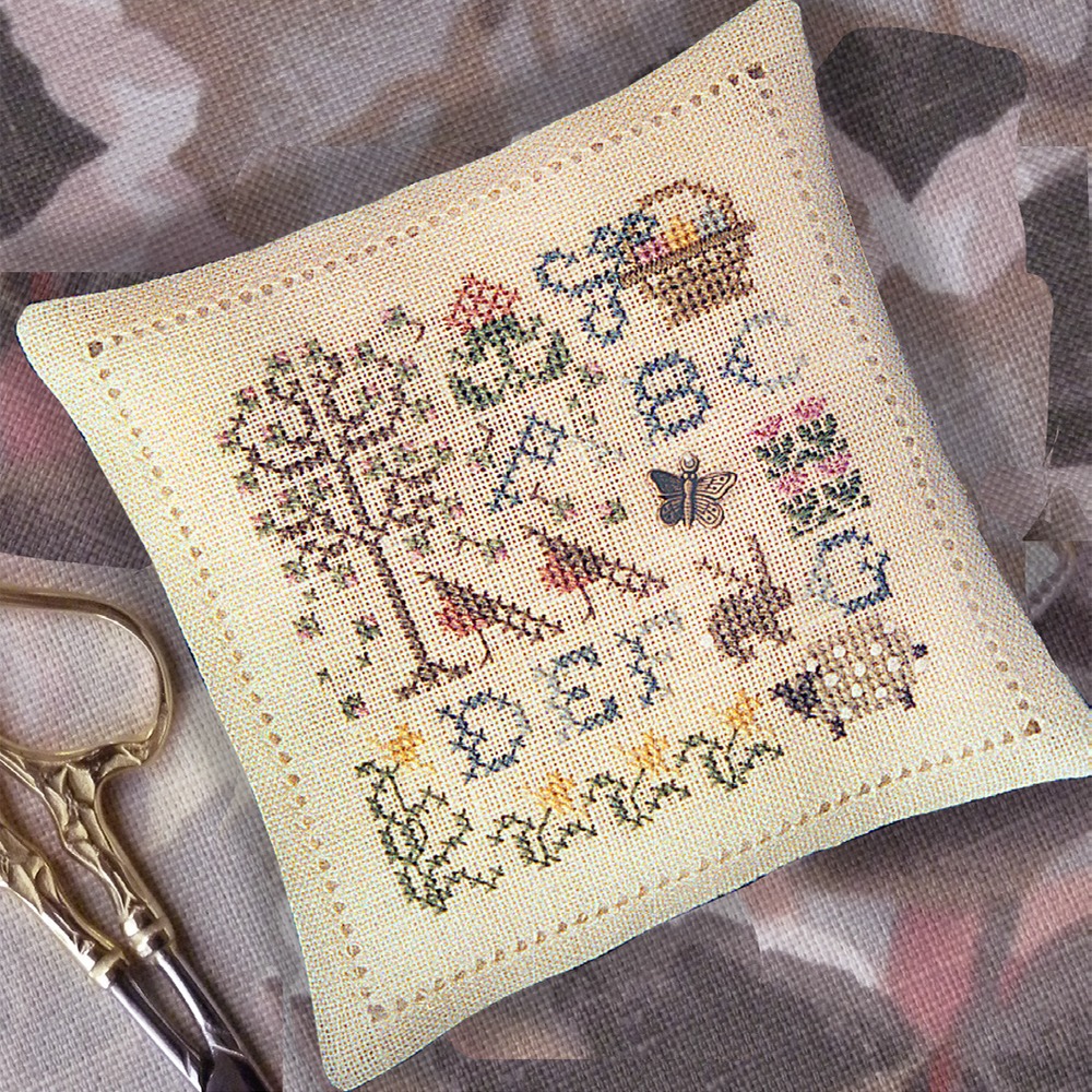 The Drawn Thread Spot of Spring - Cross Stitch Pattern - 123Stitch