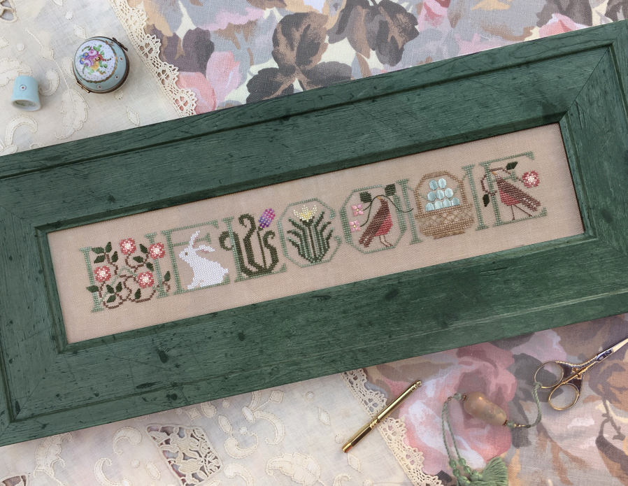 The Drawn Thread Welcome Spring - Cross Stitch Pattern - 123Stitch