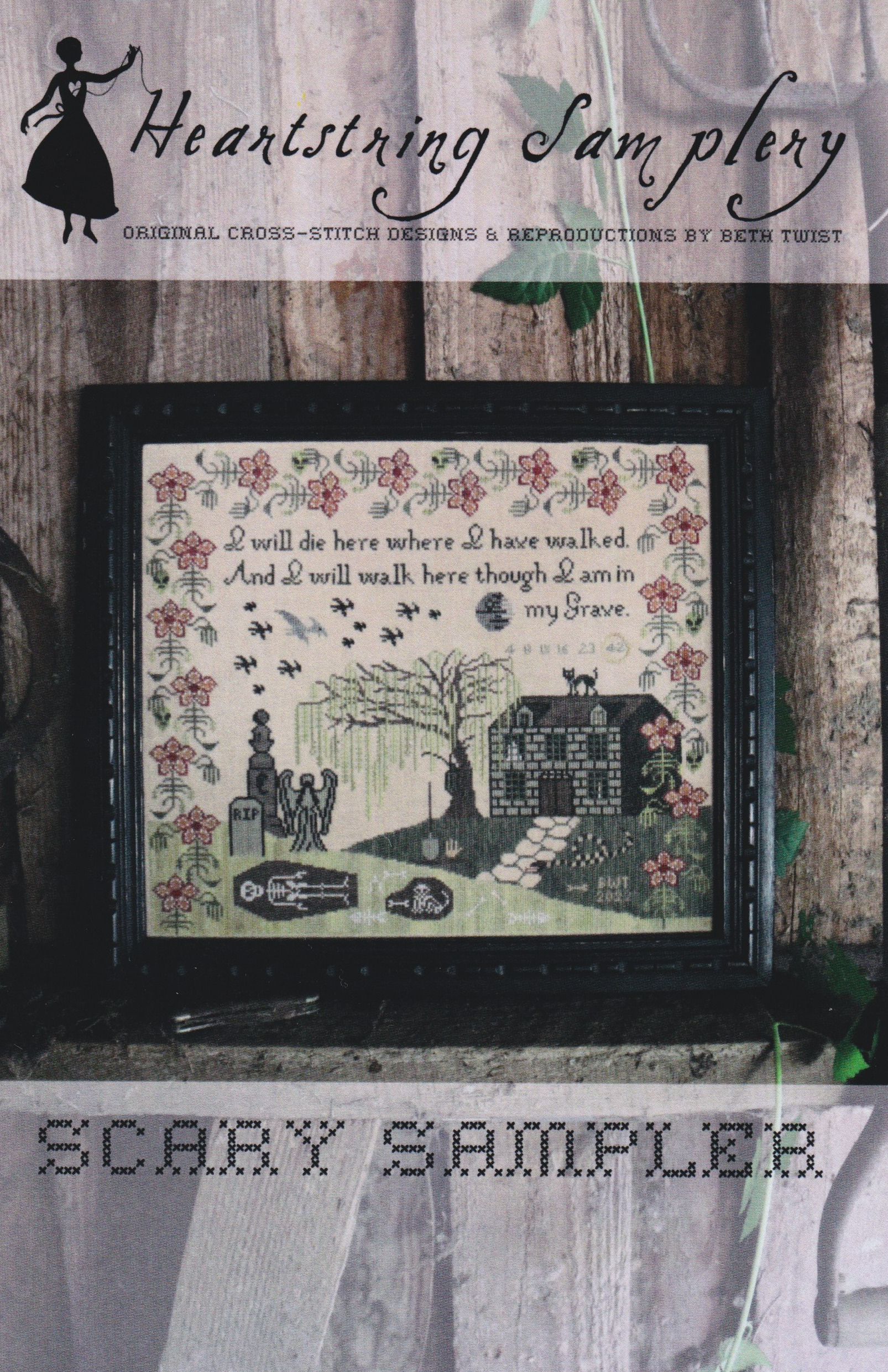 Heartstring Samplery Scary Sampler - Cross Stitch Pattern - 123Stitch