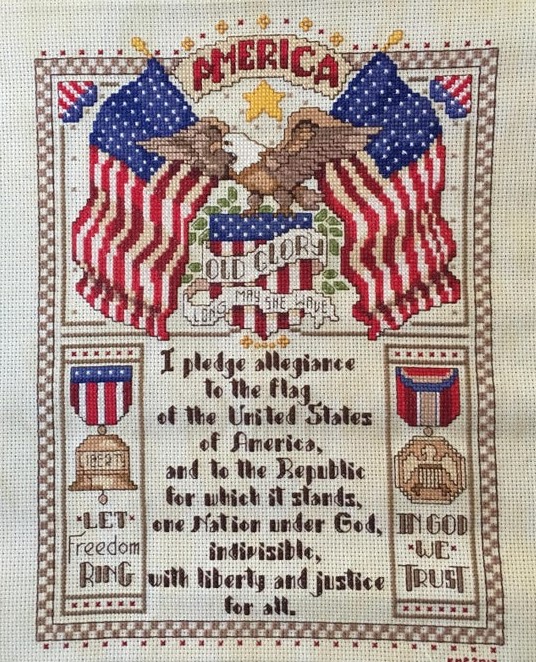 Kooler Design Studio American Flag Sampler - Cross Stitch Pattern - 123Stitch