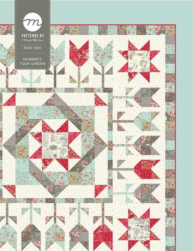 Moda Howard's Tulip Garden - Quilt Pattern - 123Stitch