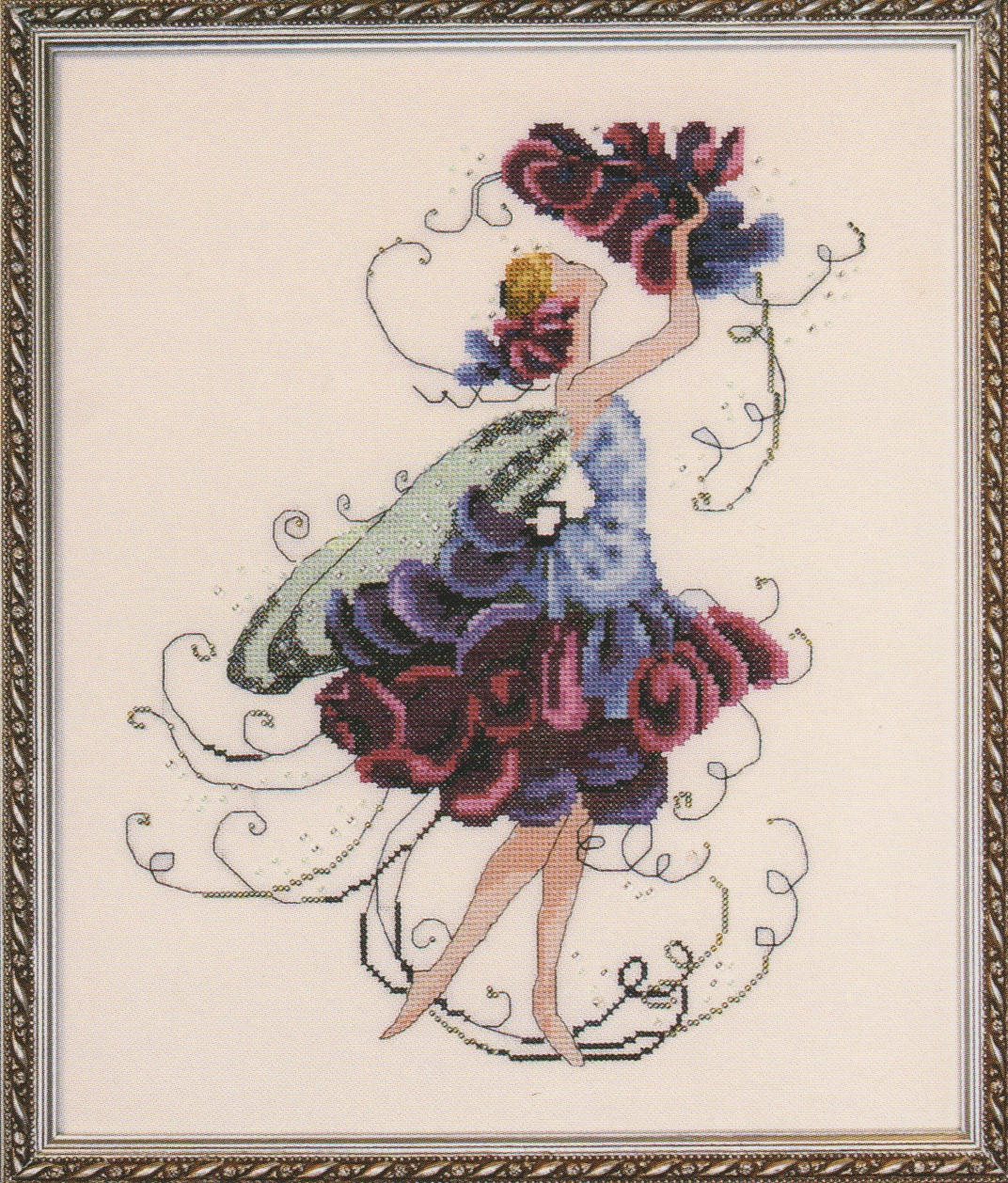 Nora Corbett Sweet Pea - Cross Stitch Pattern - 123Stitch