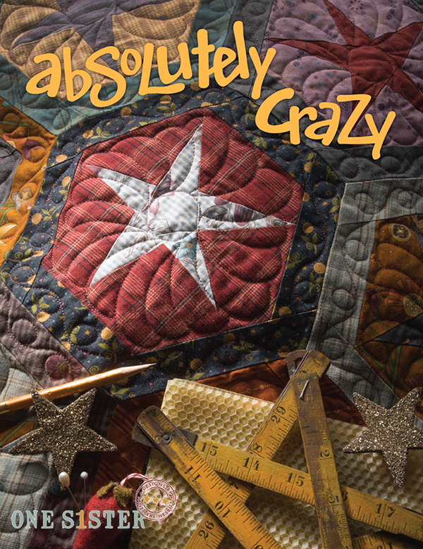One Sister Absolutely Crazy - Quilt Pattern - 123Stitch