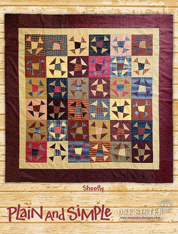 One Sister Plain and Simple - Quilt Pattern - 123Stitch