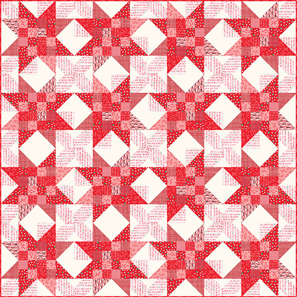 Stacy Iest Hsu Peppermint Paradise - Quilt Pattern - 123Stitch