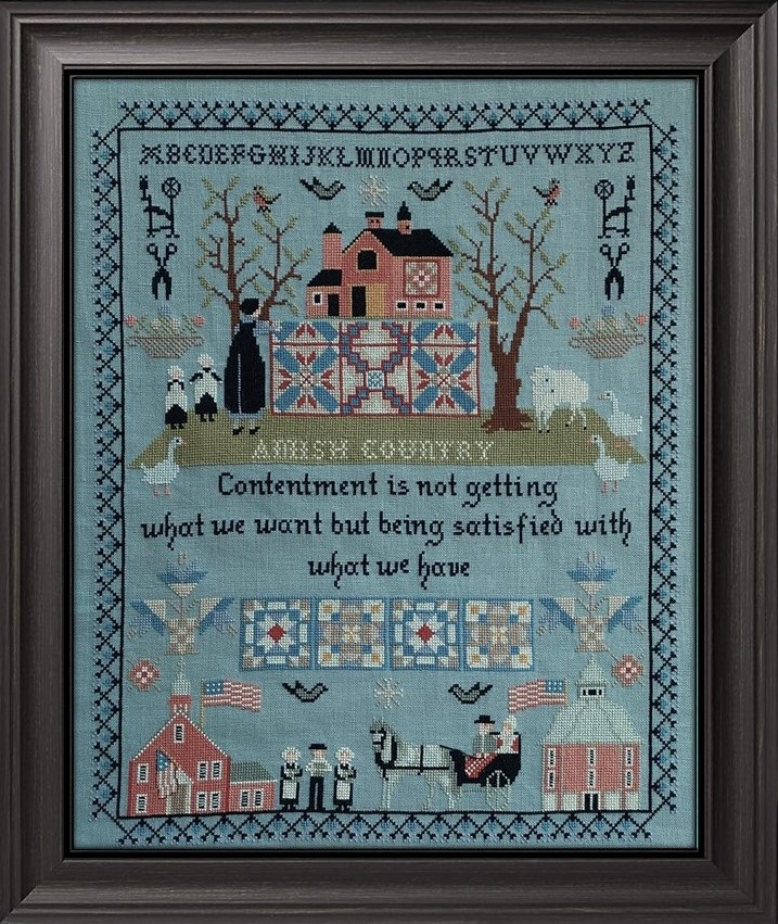 Twin Peak Primitives Amish Country - Cross Stitch Pattern - 123Stitch